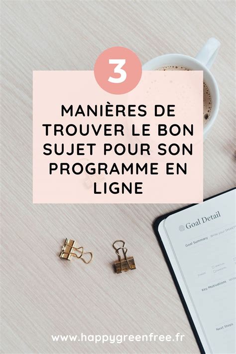 Le secret pour créer un programme en ligne qui cartonne Happy green free
