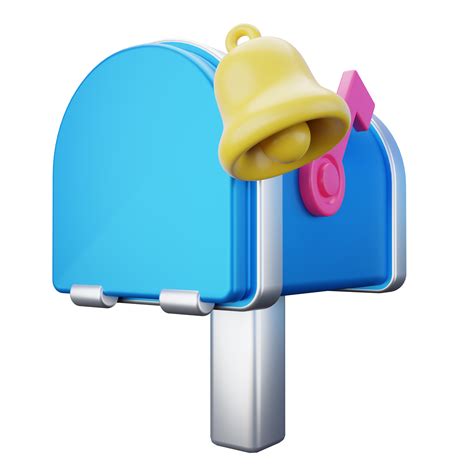 3d Mailbox Notification 28592856 Png