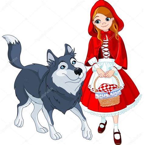 Caperucita Roja Y Lobo Dibujo Imagui
