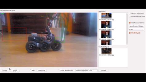 Testing OpenCV CSRT Tracking Algorithm 6WD Mobile Robot YouTube