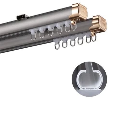Aluminum Ceiling Curved Curtain Track Awisdom