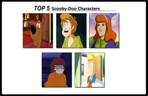 Top 5 Scooby Doo Characters By Media201055 On Deviantart