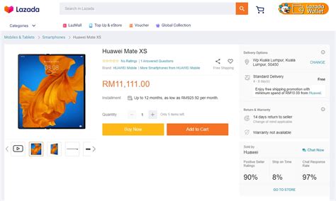 Huawei Mate Xs Now Available On Lazada And The Price Will Shock You SoyaCincau