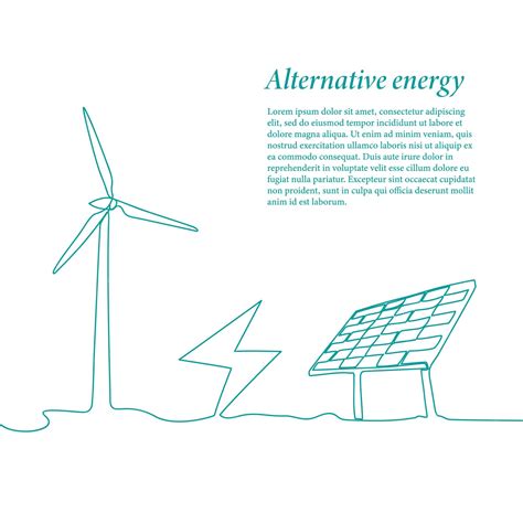 Premium Vector Wind Turbine And Solar Panels
