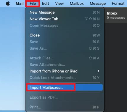 Creating And Restoring An Email Backup In Mail On MacOS TransIP