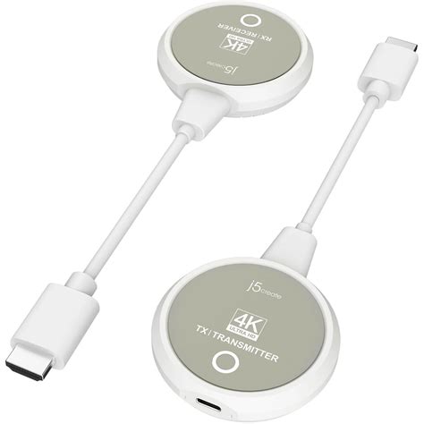 J Create ScreenCast UHD K Wireless Display HDMI Extender JVAW