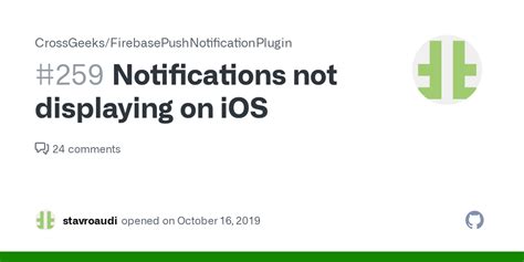Notifications Not Displaying On Ios · Issue 259 · Crossgeeks