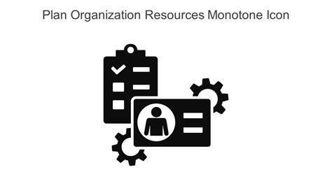 plan organization resources monotone icon icon in powerpoint pptx png
