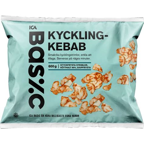 Kycklingkebab G Ica Basic Handla Mat Online Fr N Din Lokala Ica Butik