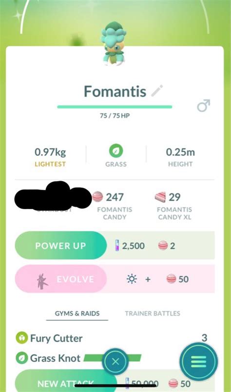 Pokemon Go Shiny Fomantis Video Gaming Gaming Accessories Game T Cards And Accounts On