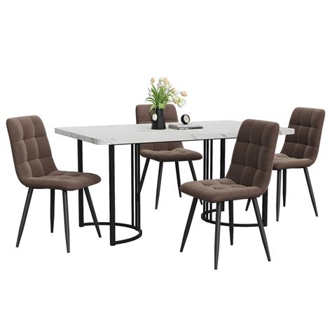 Flieks Essgruppe Set 5 Tlg 140×80cm Tischplatte Esstisch Mit 4