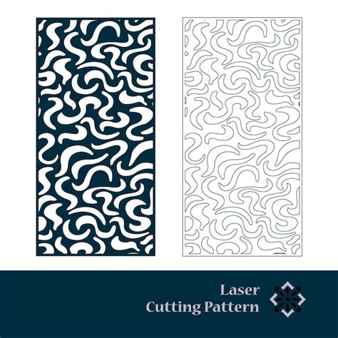 장식용 레이저 커팅 패널 프리미엄 벡터