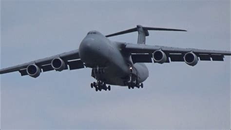 Lockheed C 5m Super Galaxy Landing On Eprz Rzeszów Jasionka Airport