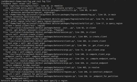 Botocore Errors When AWS Not Configured Issue 51
