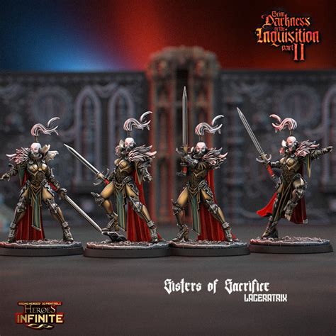 3d Printable Sisters Of Sacrifice Laseratrix By Heroes Infinite