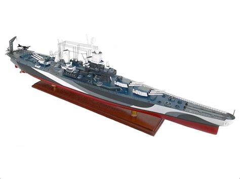 Uss Missouri Ww2 Battleship Model With Camouflage Battleship Bb 63