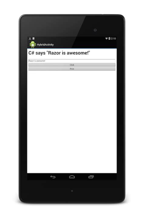 Native Printing With Android Xamarin Blog