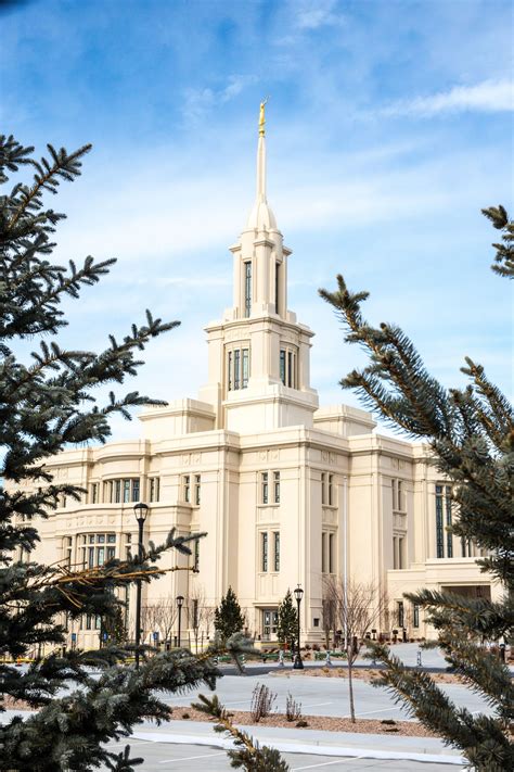 Payson Utah Temple South Side Payson Utah Temple South Side