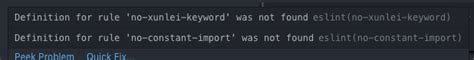 Definition For Rule Not Found · Issue 742 · Microsoftvscode Eslint
