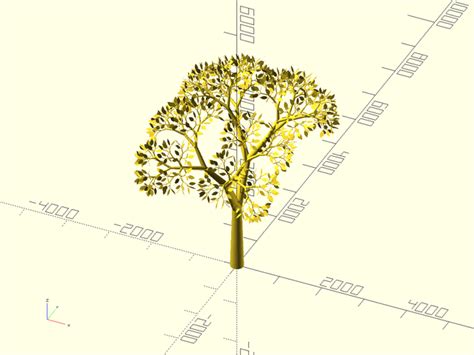 Tutorial Fractaltree Belfryscad Bosl Wiki Github