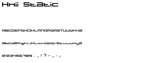 Xxii Static Font Techno Sci Fi