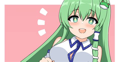 東方 早苗さんにぱんつを見せてもらった たんくろーりぃのイラスト Pixiv