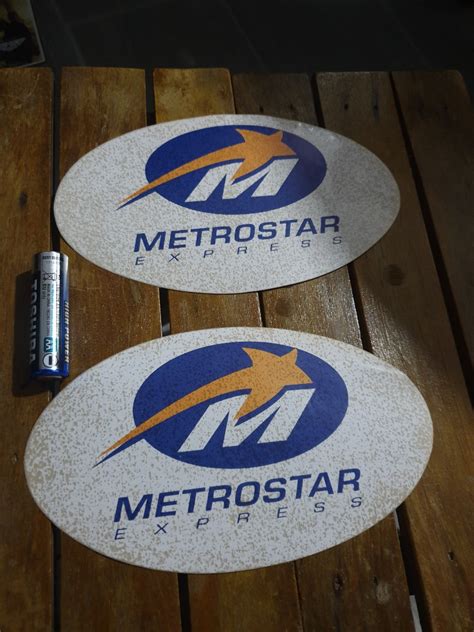Stickers Metrostar Express Mrt Decals Lrt Metro Rail Transit Hobbies