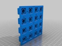 Sparkfun 4x4 Button Pad 3D Models Page 1 STLFinder