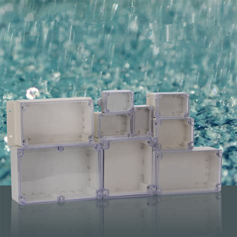 Badu Bg Водоустойчива пластмасова съединителна кутия Прозрачен капак Корпус Кутия за електронни