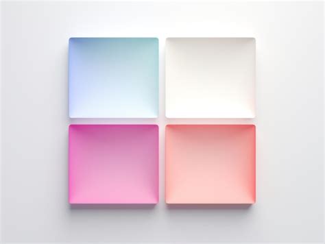 Square Shape Gradient Geometric Shapes Technology Pattern Background