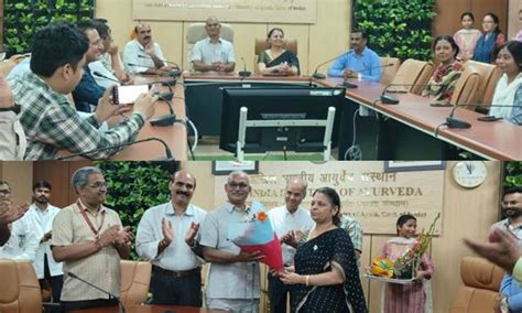 Prof Pradeep Kumar Prajapati Takes Over As Director Of All India Institute Of Ayurveda