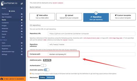 Question 使用portainer Stack 创建完全控制的docker · Issue 8570 · Metersphere