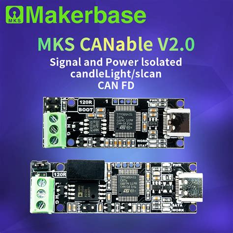 Makerbase CANable 2 0 USB Ke CAN Adapter Analyzer CANFD Slcan SocketCAN