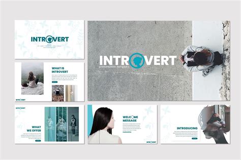 introvert powerpoint template presentation template 76824