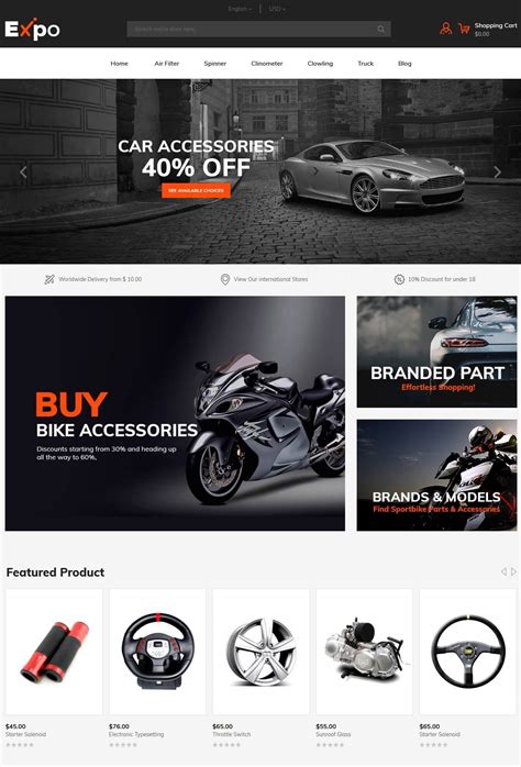 Best 5 Auto Parts Premium Magento 2 Themes Hiddentechies