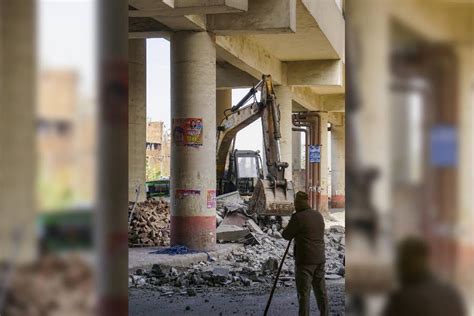 Metro Stations Man Dies After Portion Of Gokulpuri Metro Station In