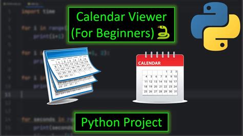 Python Calendar Viewer Project Easy🐍 Youtube