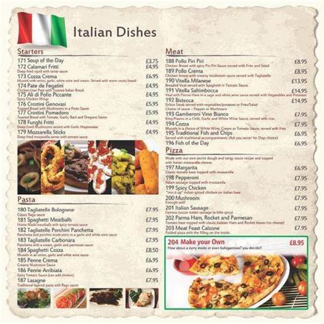 Menu At Spice Fusion Restaurant Glasgow