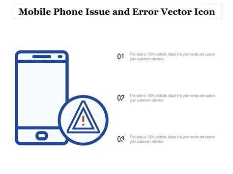 Mobile Phone Issue And Error Vector Icon Ppt Powerpoint Presentation