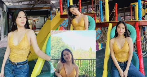 ဆွဲဆောင်မှုရှိလွန်းတဲ့ ဇာအင်္ကျီလေးကြောင့် စွဲမက်ဖွယ်ကိုယ်လုံးအလှလေးပေါ်လွင်နေပြီး ကြွေလောက