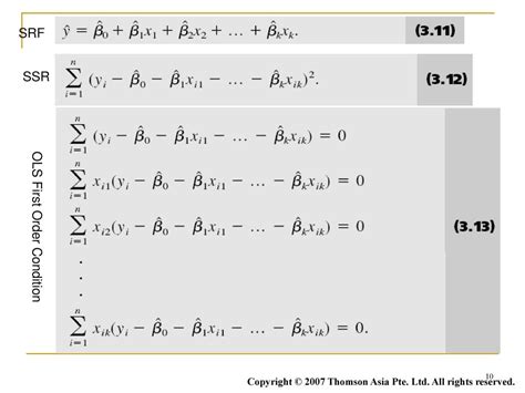 multiple regression analysis estimation ppt download
