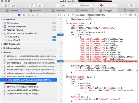 angular can t find variable bigint64array in safari stack overflow