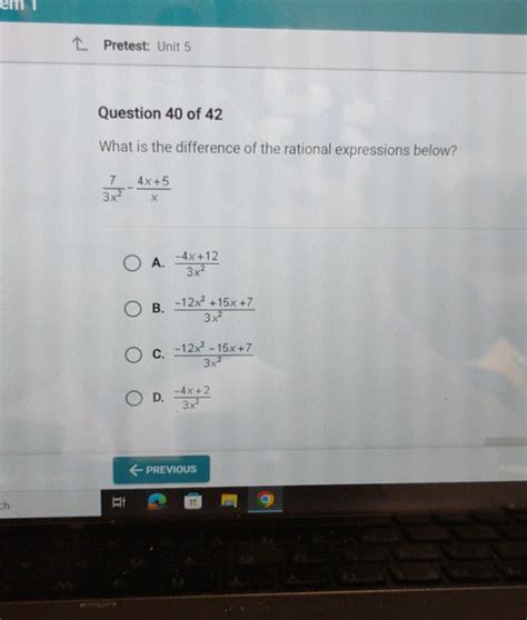 Pretest Unit Question Of What Is The StudyX