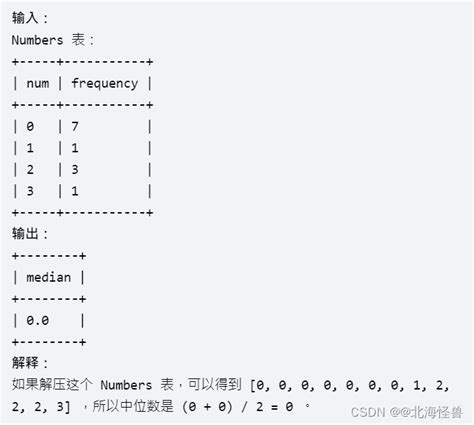 Leetcode题库（数据库合集）北海怪兽的博客 Csdn博客