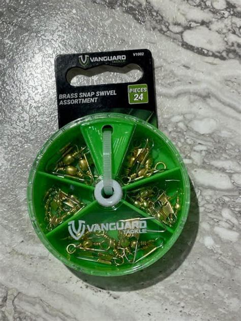 Vanguard Brass Snap Swivel Assorted 24 Pces Cache Tactical Supply
