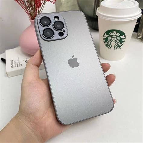 NANO GLASS Capinha Capa De Vidro Fosco Temperado AG Para IPhone 11 12