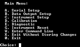 LI Configuring With The Menu Interface LI Configuring With The Menu Interface