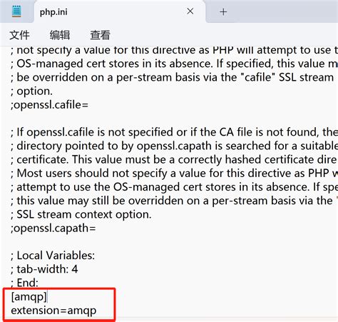 windows 添加rabbitmq的php扩展amqp windows 安装rabbit扩展 csdn博客