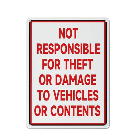 Metal Sign Warning Sign Aluminum Sign Indoor Outdoor Use Safety