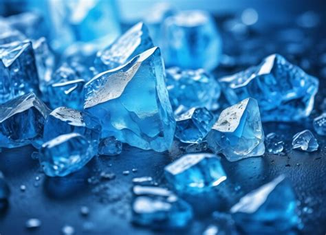 Premium Photo Frozen Ice Texture Background